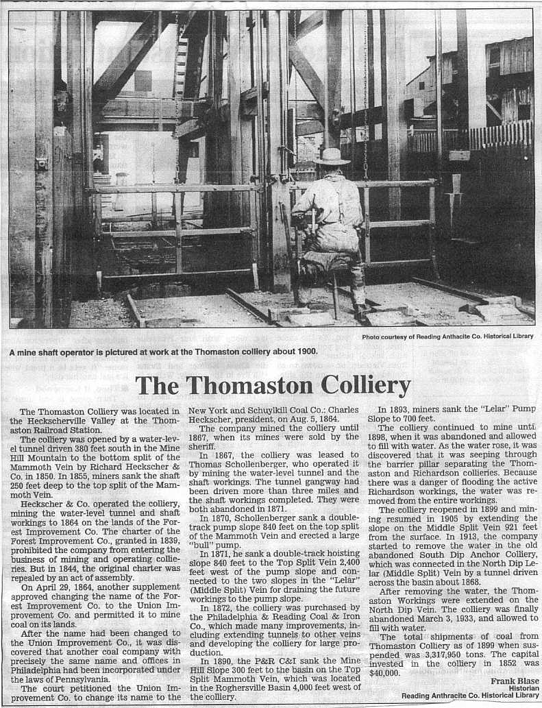 Schuylkill PAGenWeb Coal Castles