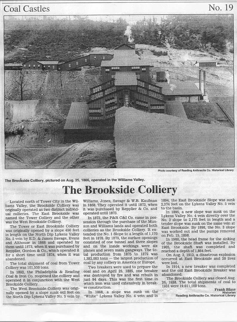 Schuylkill PAGenWeb Coal Castles