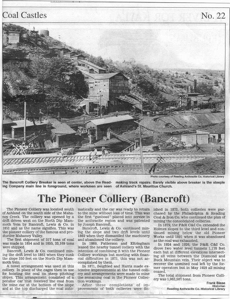 Schuylkill PAGenWeb Coal Castles