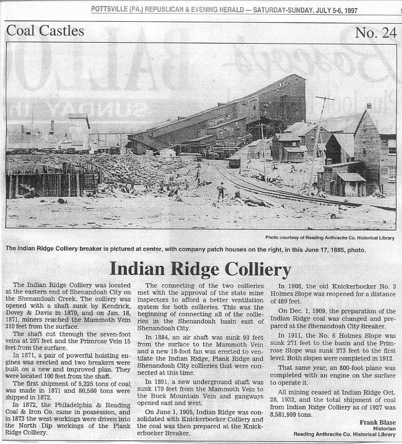 Schuylkill PAGenWeb Coal Castles