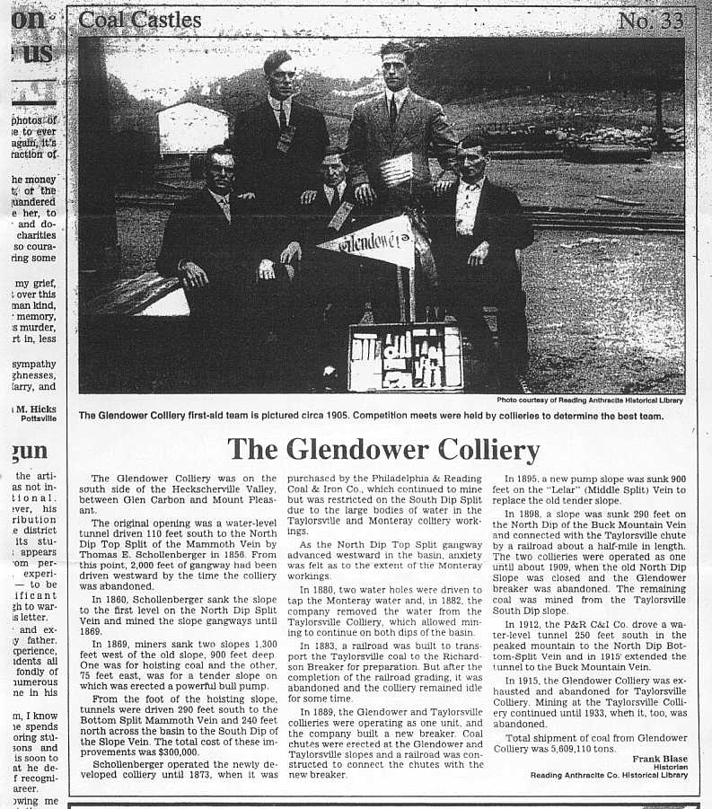 Schuylkill PAGenWeb Coal Castles