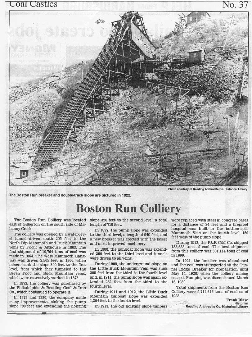 Schuylkill PAGenWeb Coal Castles