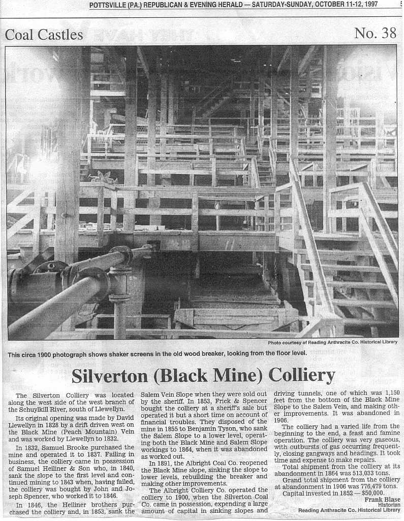 Schuylkill PAGenWeb Coal Castles