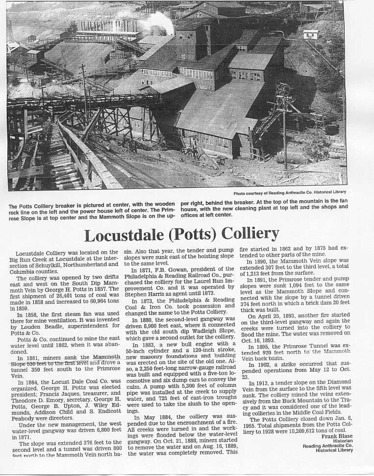 Schuylkill PAGenWeb Coal Castles