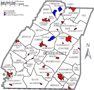 Map Of Somerset County Nj